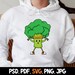 Broccoli Exercise Fitness Svg Png Pdf Psd Jpg File Types Clipart ...