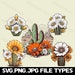 Arizona State Flower Pretty Saguaro Cactus Blossom Graphics Bundle ...