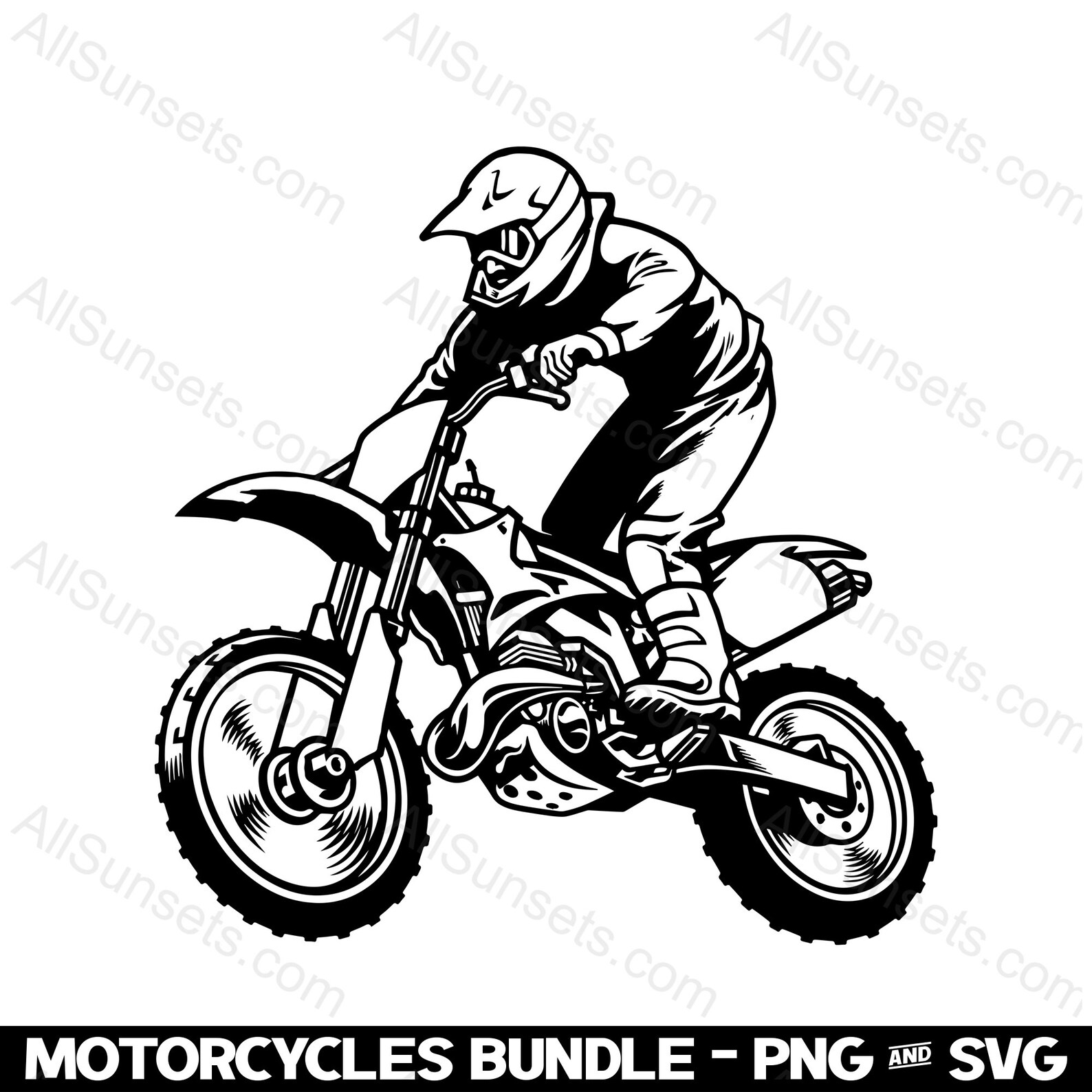 Motorcycles Dirt Street Bikes Bundle Pack Svg Png Jpg Pdf Psd - Etsy