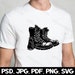 Pair of Work Boots Svg Png Jpg Psd Pdf File Types Soldier - Etsy