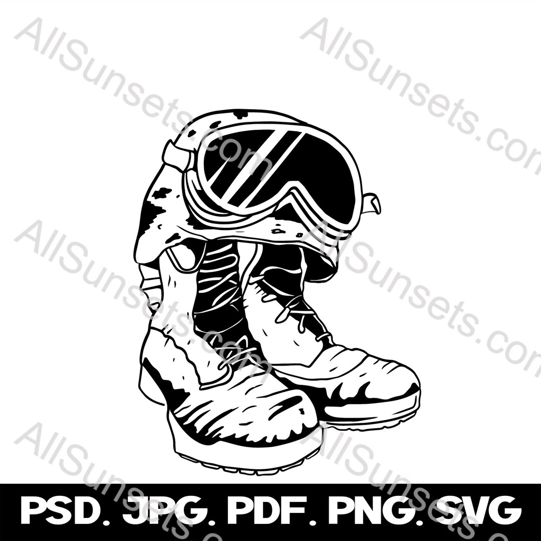 Military Soldier Boots Svg Png Jpg Psd Pdf File Types Army Officer ...