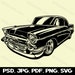 1950s Classic Car SVG Vintage 50's Vehicle Antique - Etsy Canada