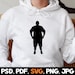 Dad Bod Chubby Man Black Silhouette SVG Person Vector Graphic - Etsy