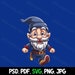 Running Gnome Clipart Svg Png Pdf Psd Jpg for Races Jogging - Etsy
