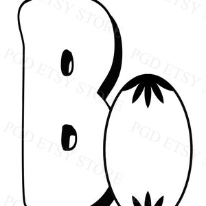 KDP Alphabet Easter Egg Coloring Pages Sheets PDF ABC Letters Colouring ...