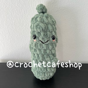 Squishy Fruit Friends Cucumber Pickle • Handmade Crochet Amigurumi ...