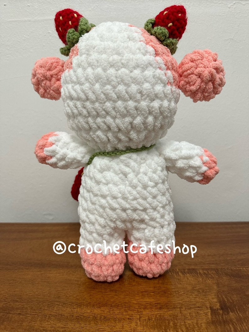 Squishy Strawberry Cow With Crossbody Squishmallow - Etsy