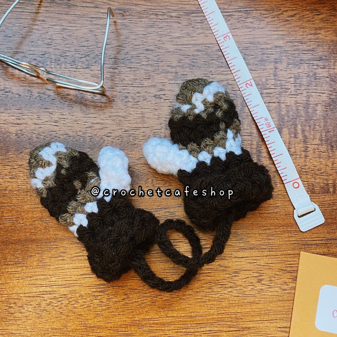 Crochet Bernie Sanders Mini MITTENS ONLY Inauguration 2021 • Handmade ...