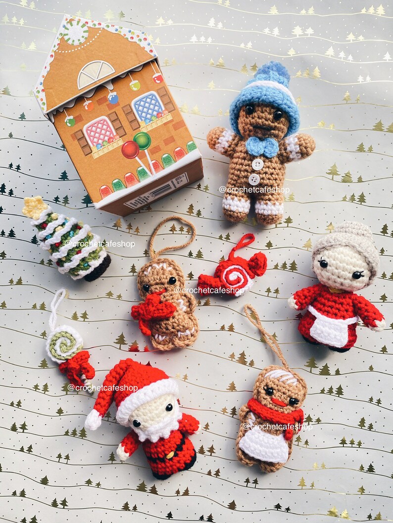 Christmas Santa Claus and Mrs. Claus Kris Kringle Saint Nick • Handmade ...