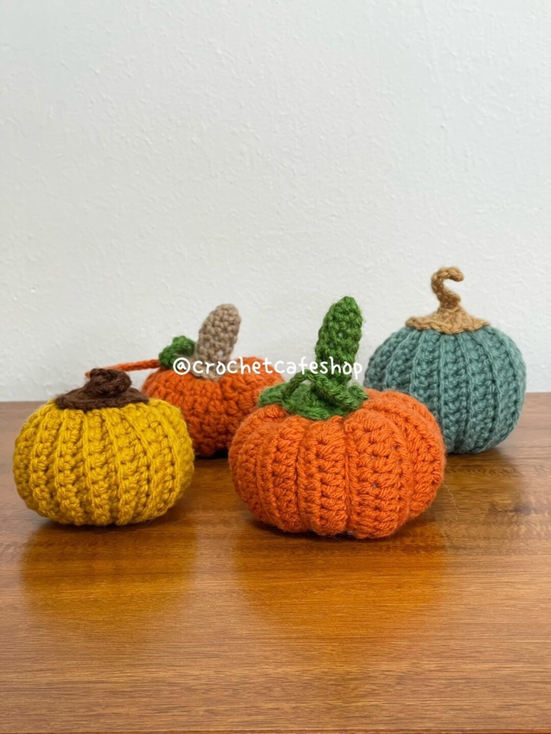 Fall Autumn Crochet Minis Pumpkin Gourd Halloween Thanksgiving Animals ...