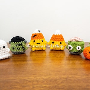 Halloween Ghost Candy Corn Frankenstein Pumpkin Littles Fall Animals ...