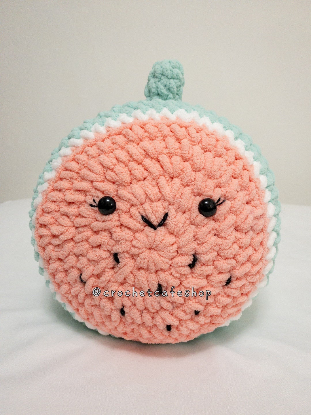 Squishy Watermelon Squishmallow Crochetmallow • Handmade Crochet ...