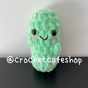 Squishy Fruit Friends Cucumber Pickle • Handmade Crochet Amigurumi ...
