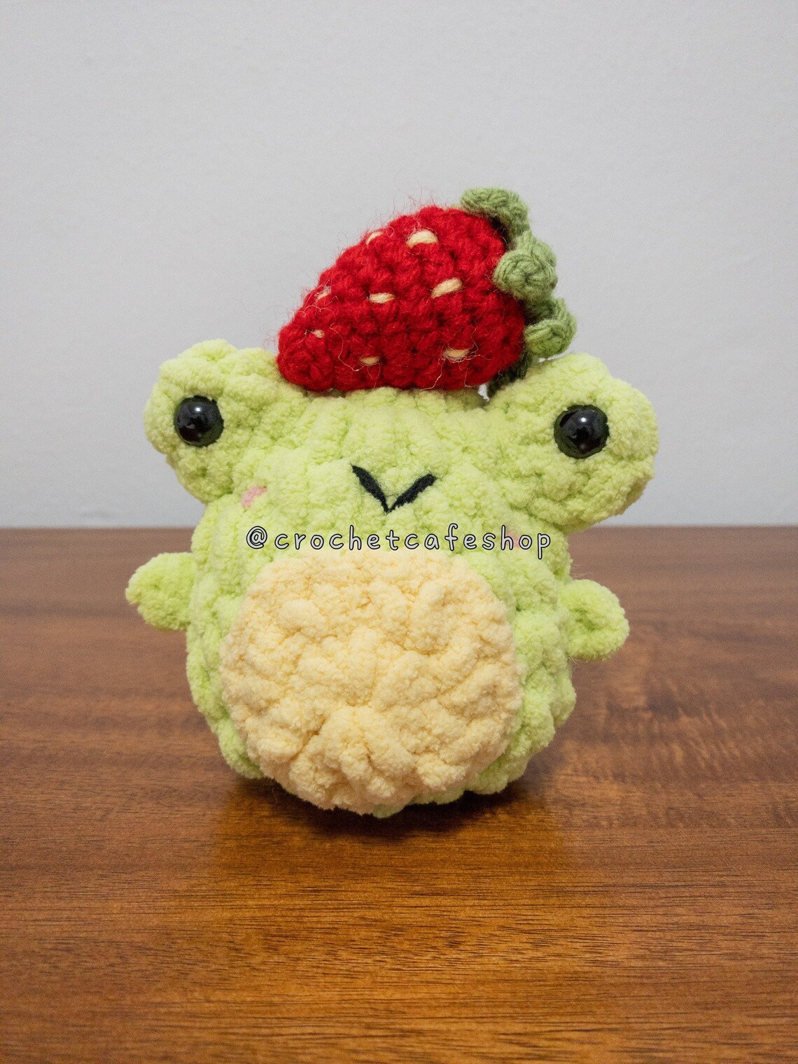 Squishy Mini Strawberry Frog Squishmallow Crochetmallow - Etsy