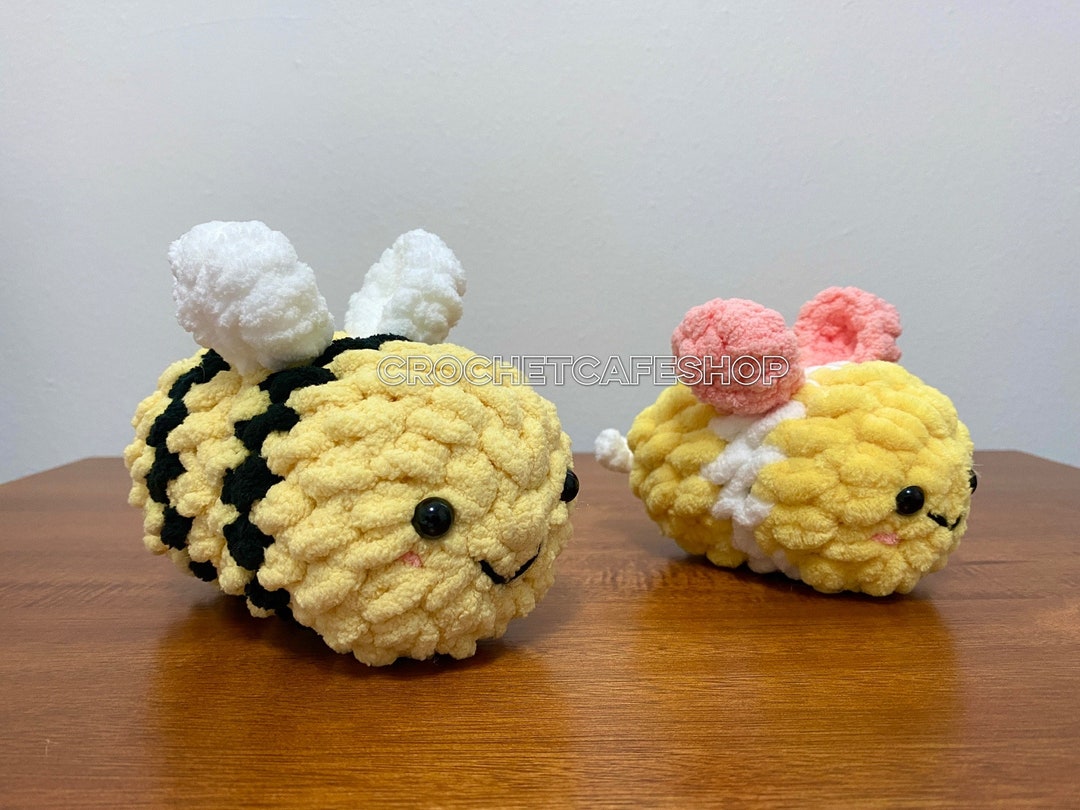 Squishy Sweet Honey Bumble Bees Squishmallow Crochetmallow • Handmade ...