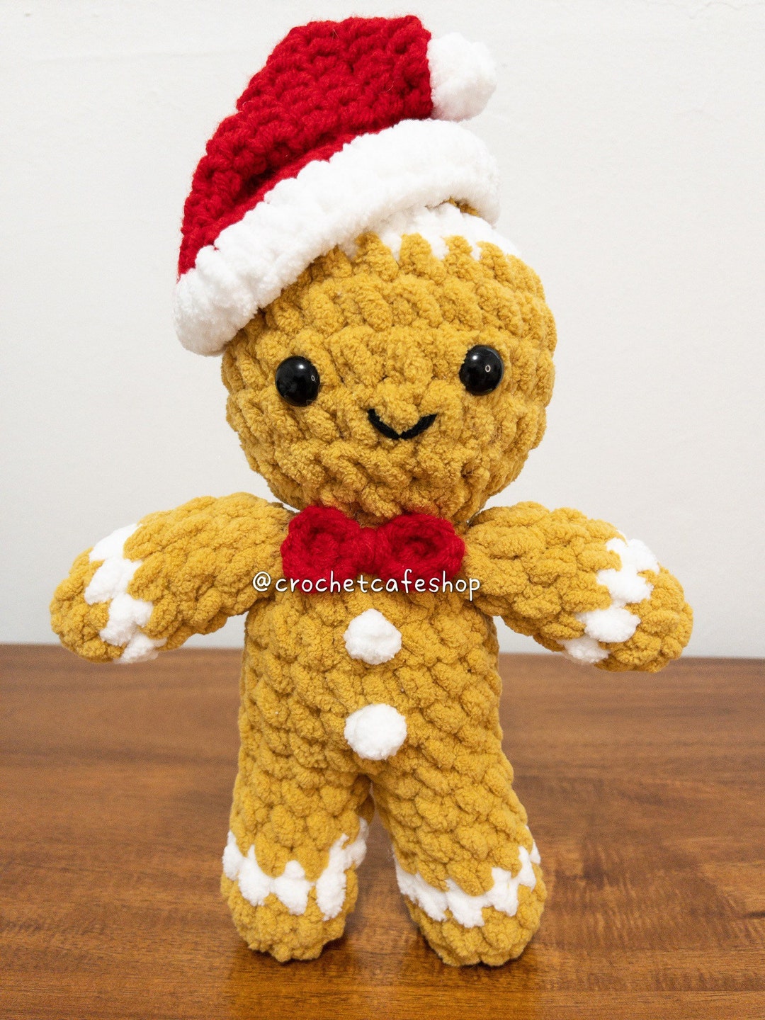 Squishy Christmas Gingerbread Cookie Man Squishmallow Crochetmallow ...