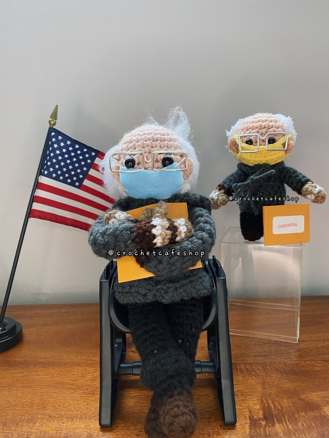 PATTERN PDF Crochet Bernie Sanders Mittens Inauguration 2021 - Etsy