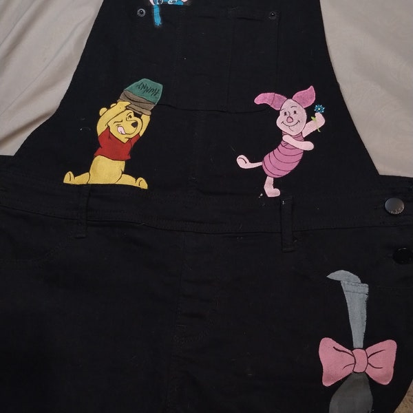 Handpainted Overalls - Etsy