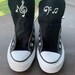Converse High Top Musical Notes Music Shoe - Etsy