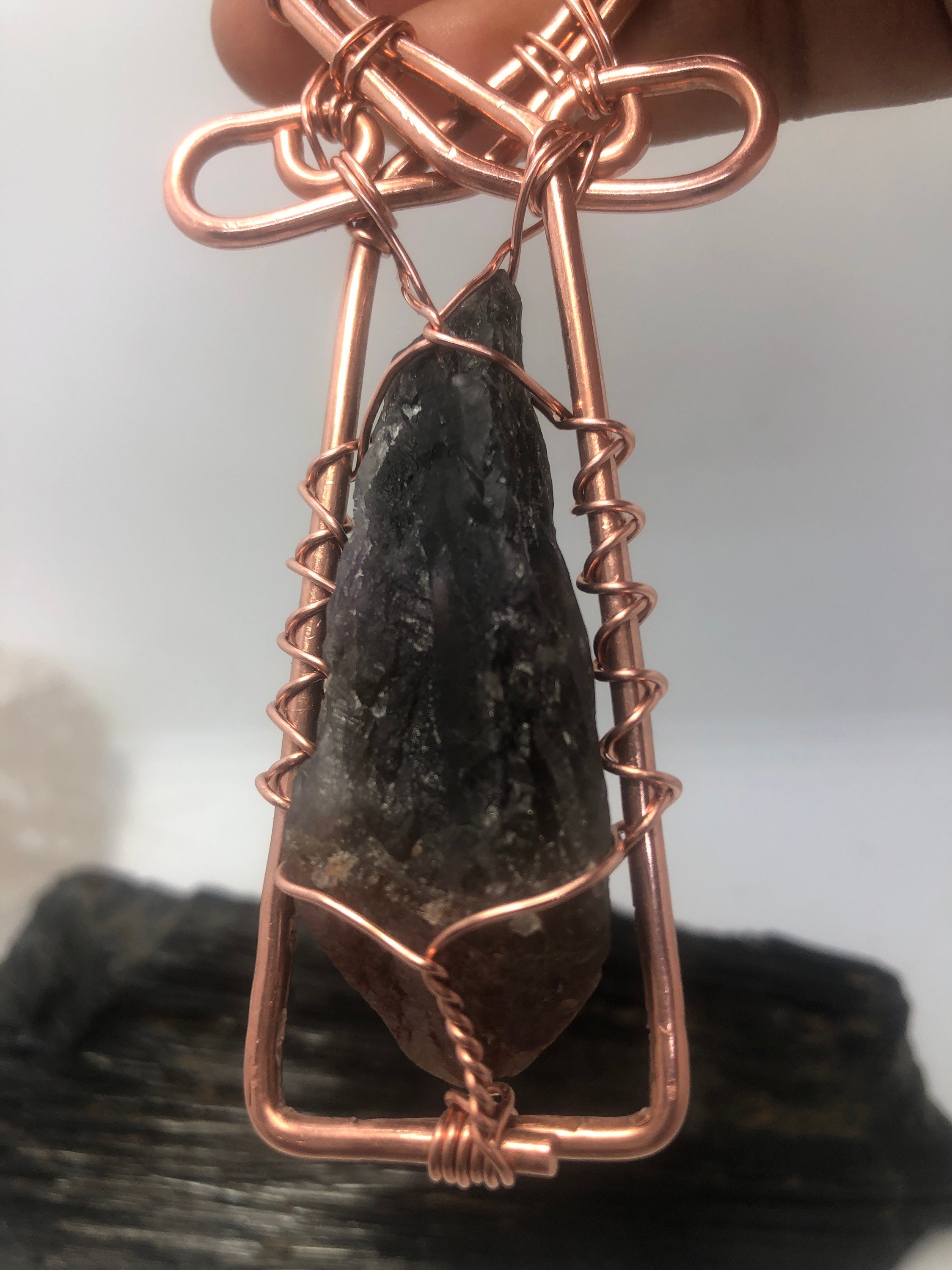 Auralite 23 Copper Ankh Pendant Necklace - Etsy