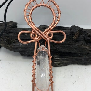Brazilianquartz Crystal Polished Wand Crystal Copper Wearable Egyptian ...