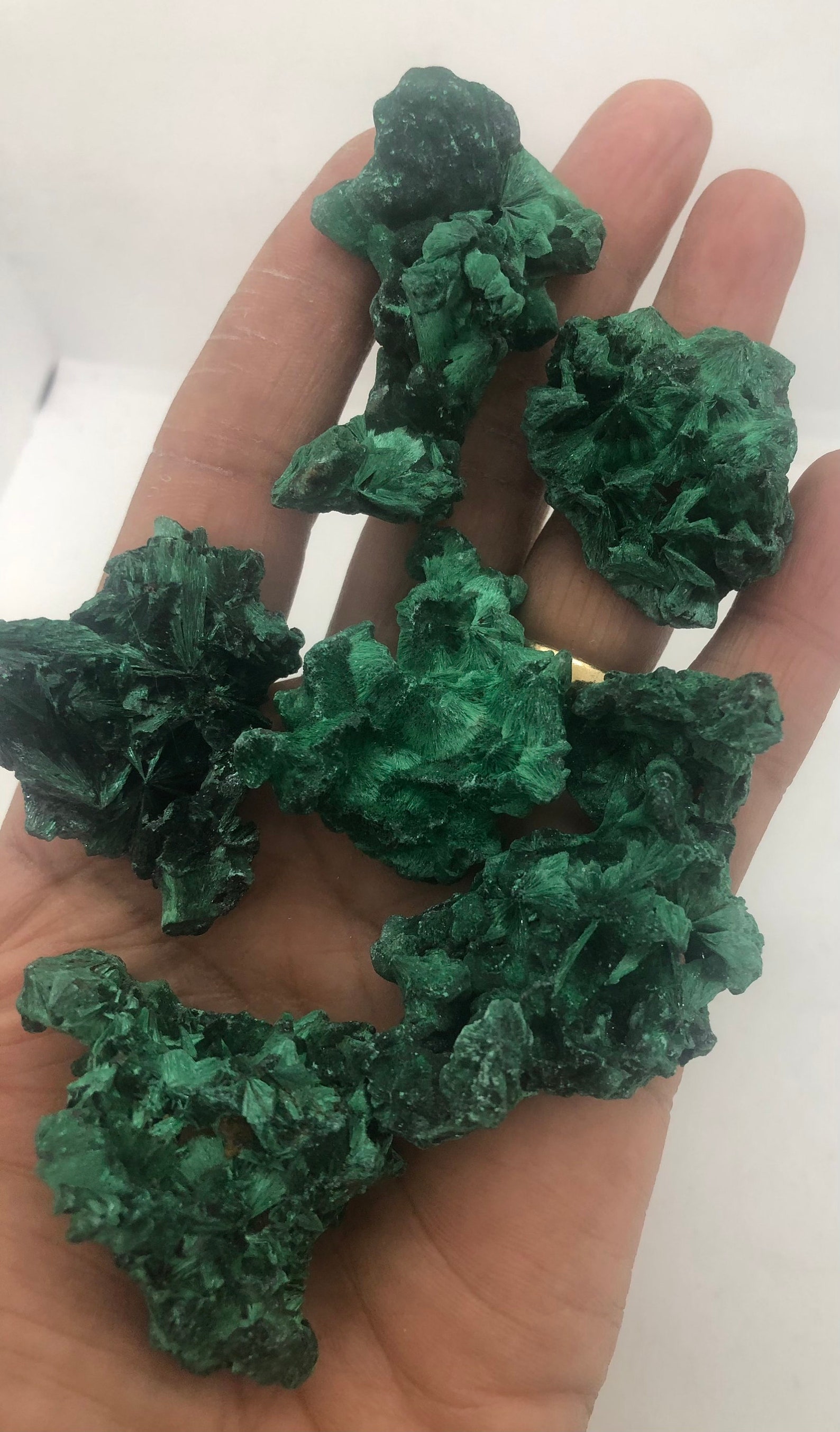 Malachite 1-2 Inch Fibrous Crystals - Etsy
