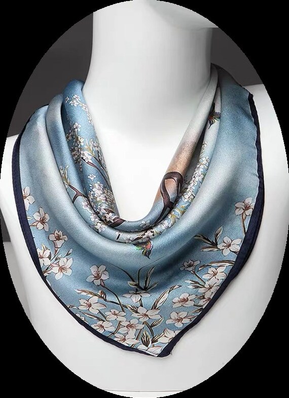 Small Square Silk Scarf