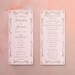Pink French Inspired Wedding Program Template, Pink Wedding, Wedding ...