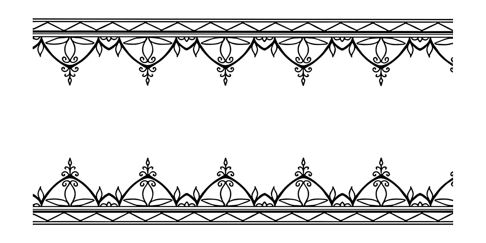 Native American Clipart Border Svg, Border Designs, Iroquois, Flower ...
