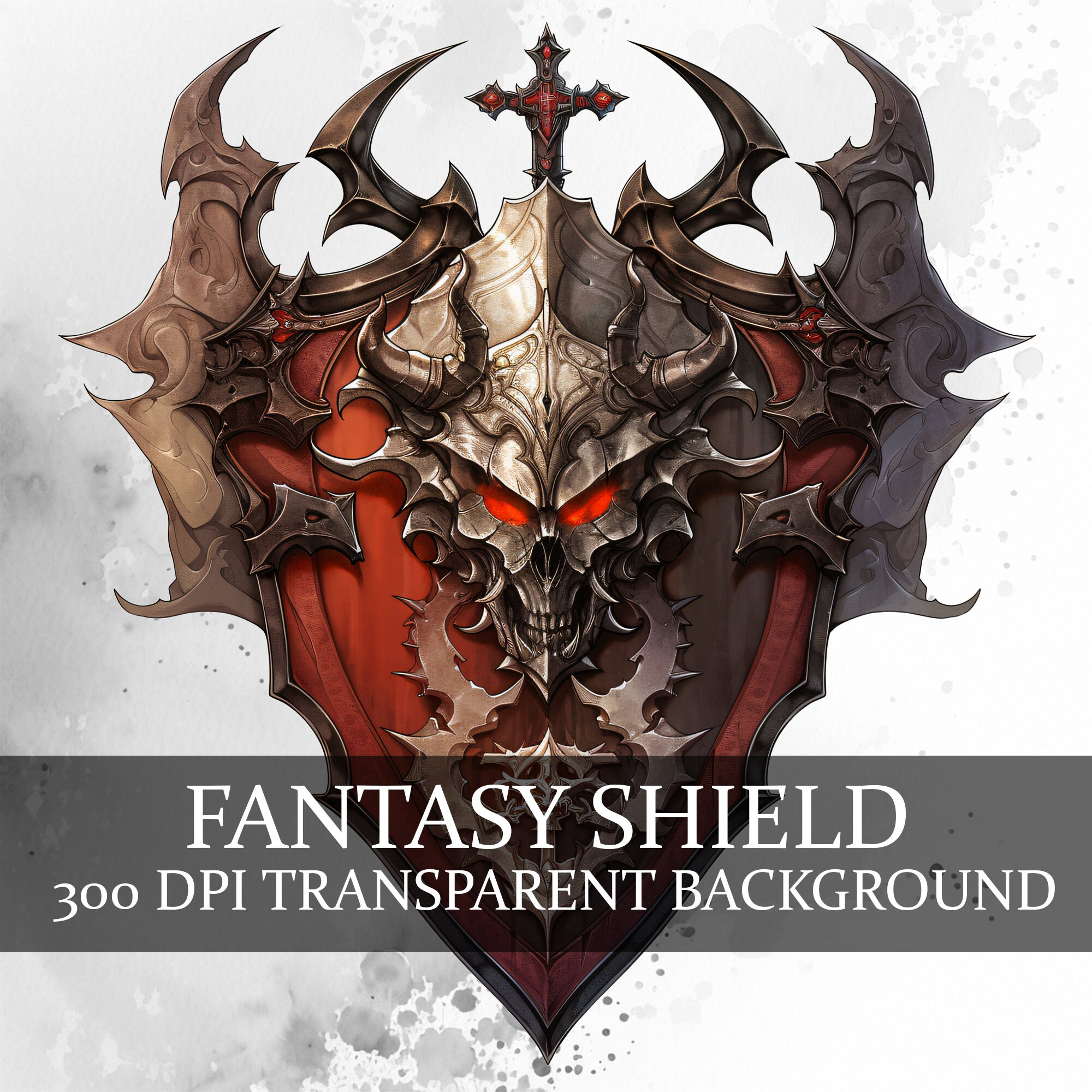 25 Fantasy Shield Clipart Fantasy Gothic Shield Clipart Shield - Etsy