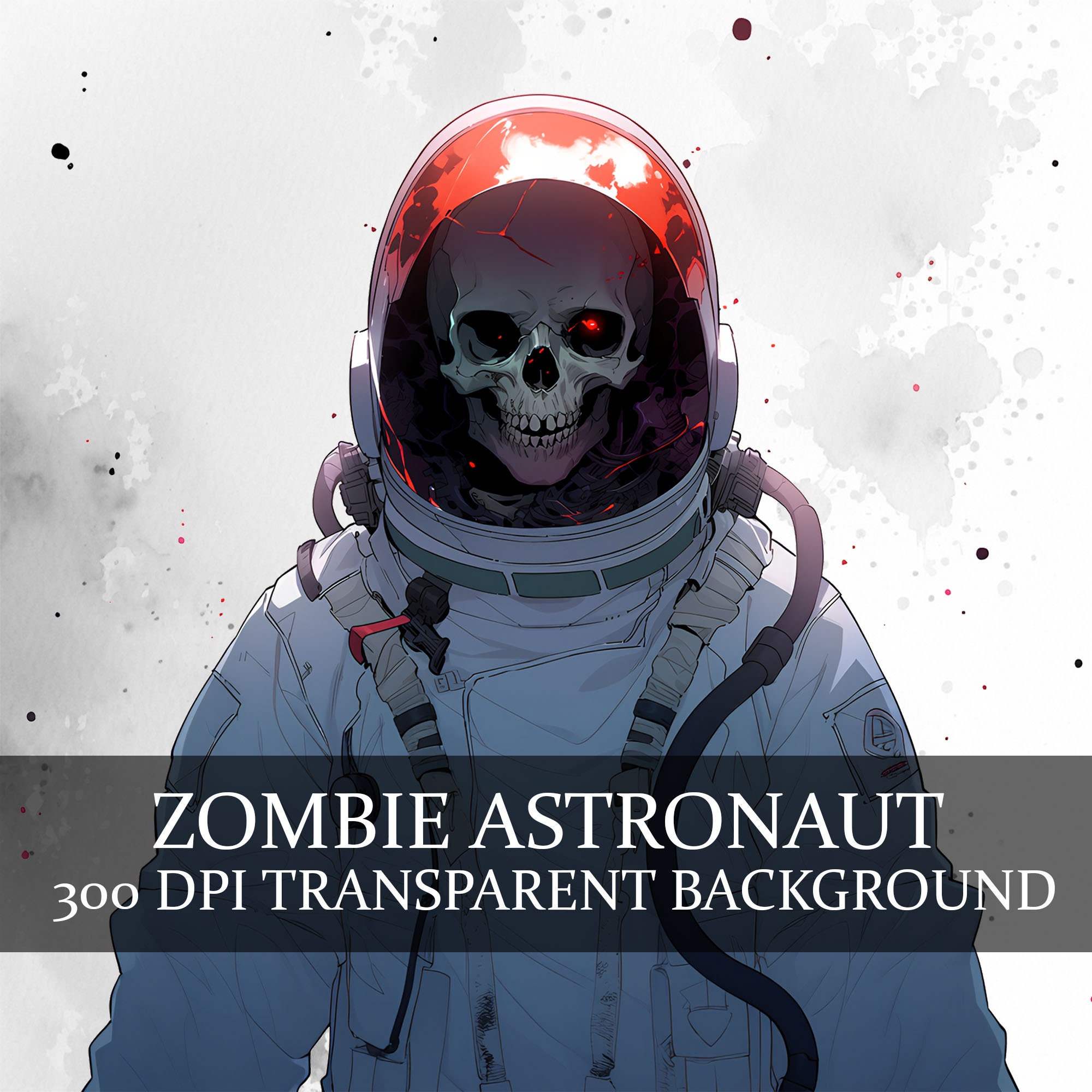 Zombie Astronaut Drawing
