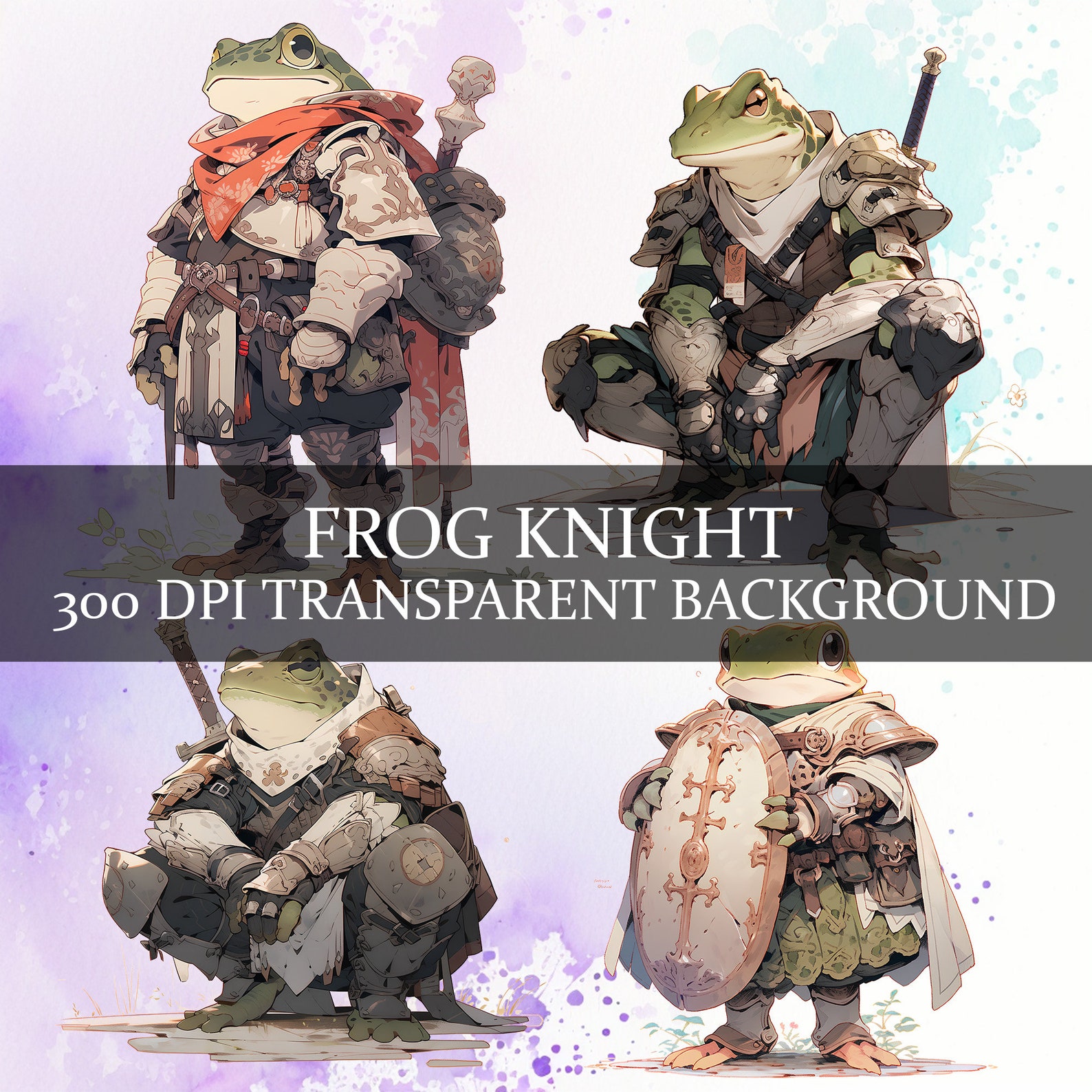 13 Frog Knight Clipart Png, Fantasy Frog Knight Clipart, Armored Frog ...