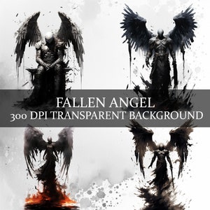 22 Fallen Angel Clipart Png, Dark Angel Clipart, Armored Angel ...