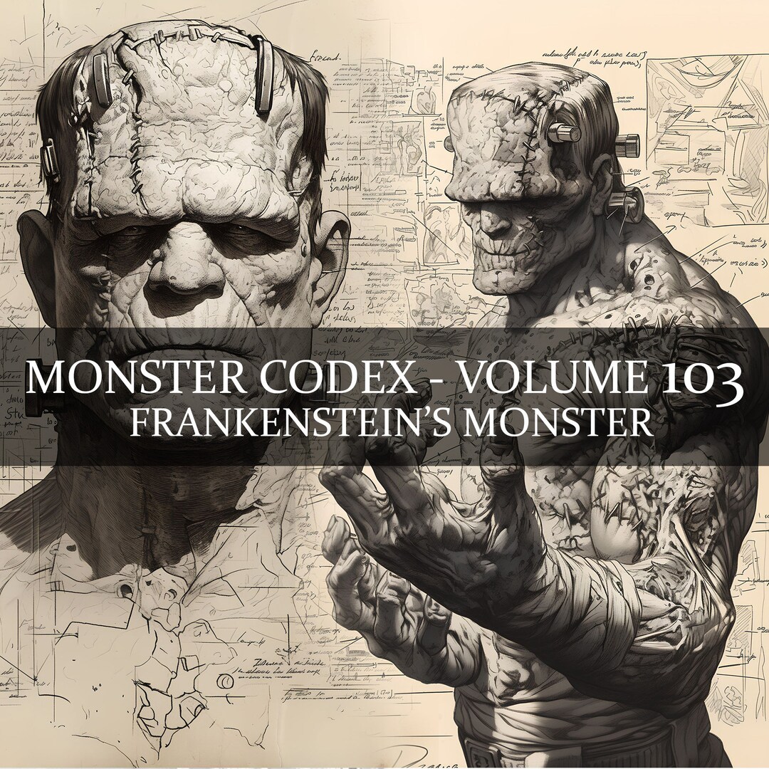 19 Page Monster Codex Volume 103, Monster Bestiary Vol 103, 19 JPG ...