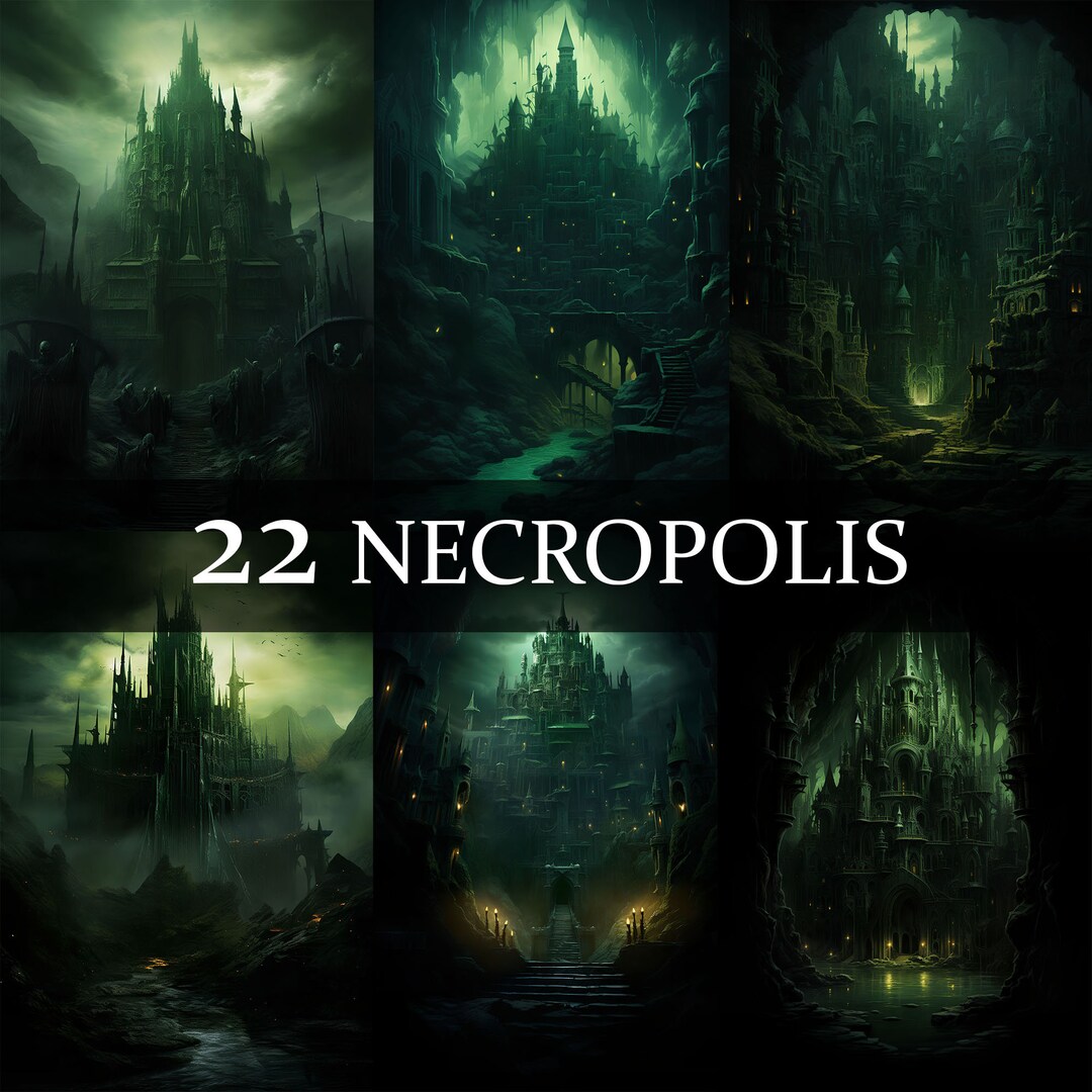 22 Gothic Necropolis Clipart PNG, Dark Cave Castle Art, Dark Fantasy ...