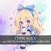 60 Alice in Wonderland Clipart Bundle, Chibi Cheshire Cat PNG, Mad ...