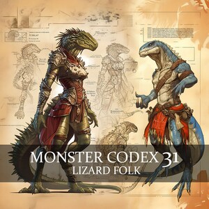25 Page Monster Codex Volume 31, Monster Bestiary Vol 31, 25 JPG ...