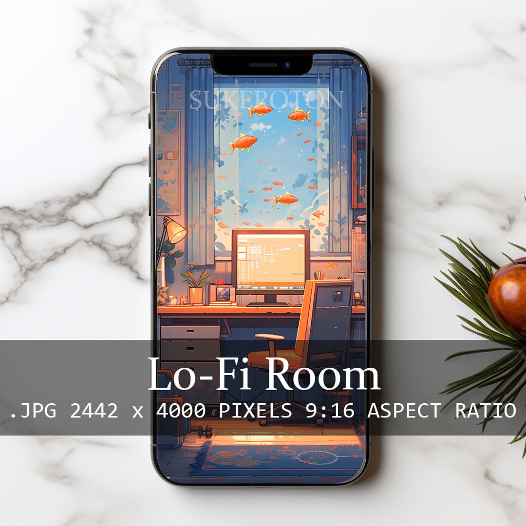 Lo-fi Cozy Room Pixelated Phone Wallpaper (digital Download) - Etsy