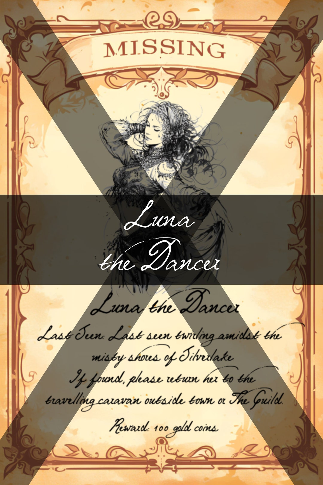 3 Wanted Posters Bounty Poster Props, Dnd Art, Monster Art Wanted ...