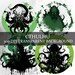 15 Cthulhu Clipart Transparent PNG Bundle, Lovecraft Clipart PNG, Elder ...