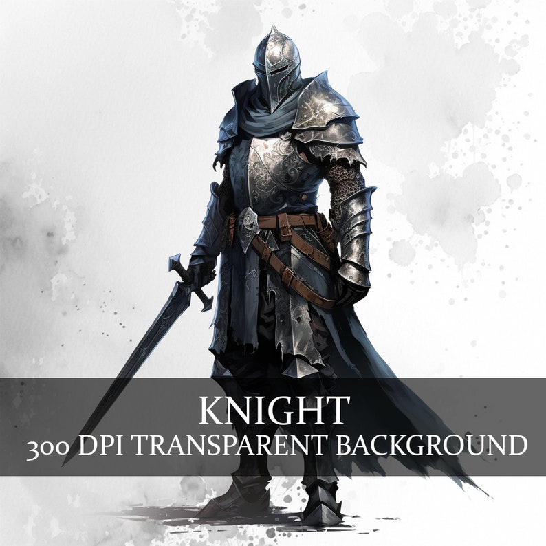 17 Medieval Knight Clipart Png Fantasy Knight Clipart - Etsy