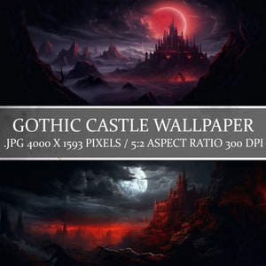 13 Gothic Castle Landscape Wallpaper, Gothic Landscape Desktop ...
