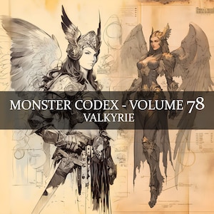 26 Page Monster Codex Volume 78,monster Bestiary Vol 78, 26 JPG ...