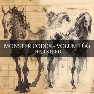16 Page Monster Codex Volume 66, Monster Bestiary Vol 66, 16 JPG ...