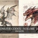 23 Page Monster Codex Volume 96, Monster Bestiary Vol 96, 23 JPG Zombie ...