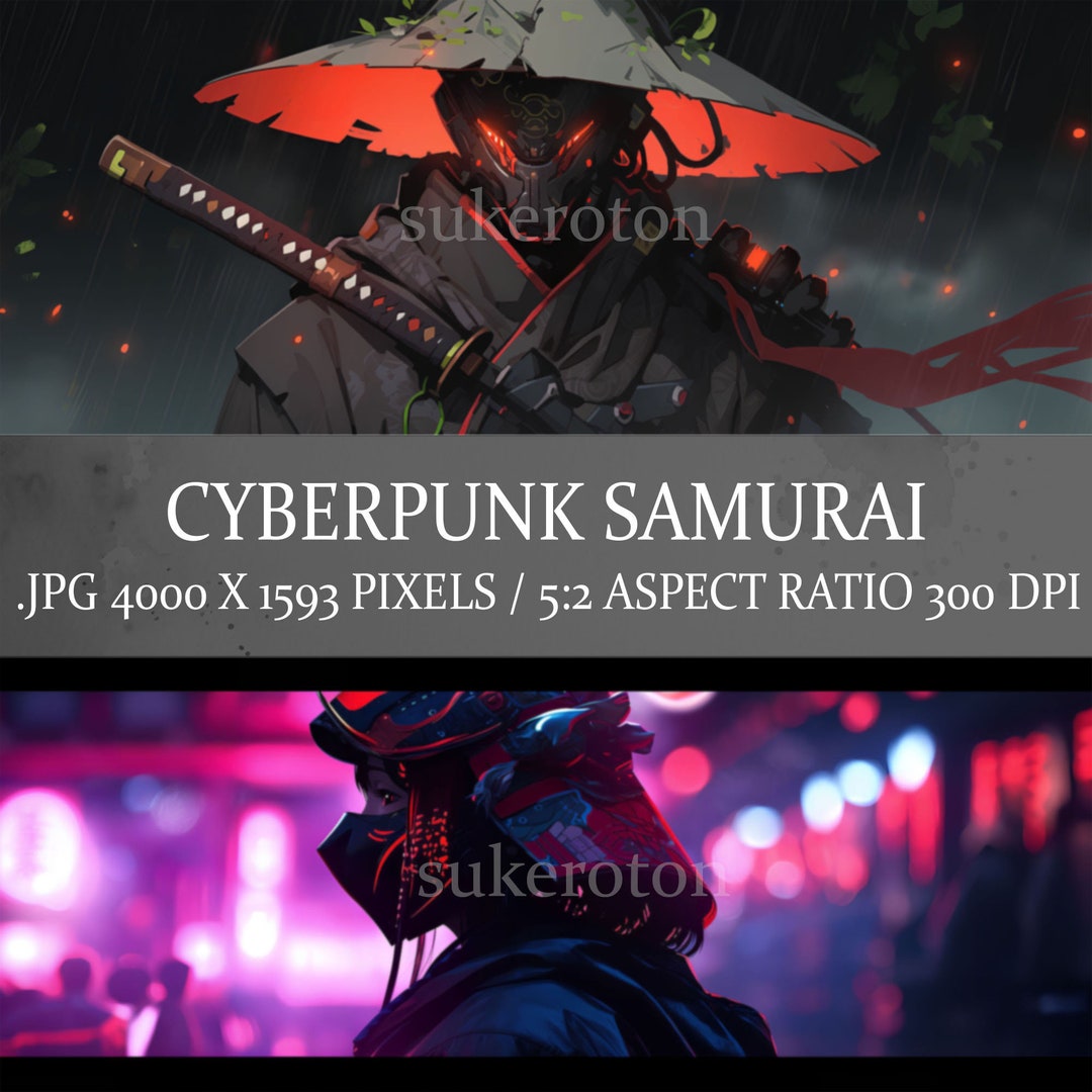 19 Cyberpunk Samurai Landscape Wallpaper, Cyborg Samurai Desktop ...