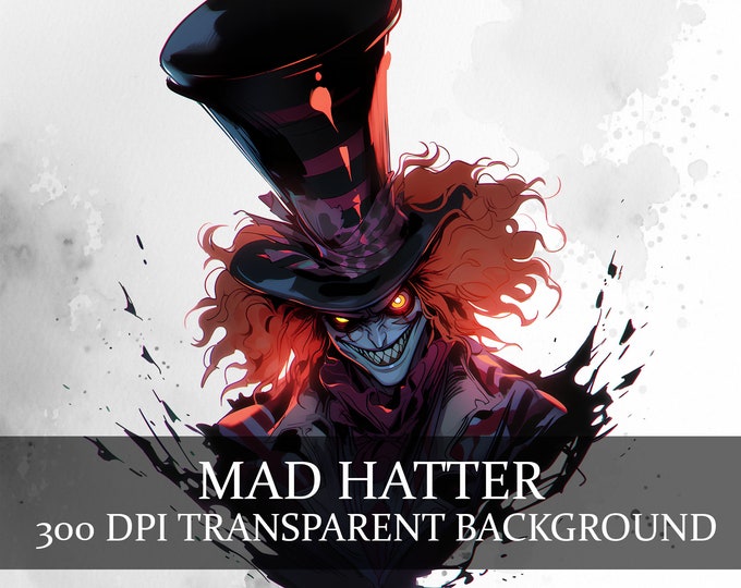 Futuristic Mad Hatter Clipart Vector Graphic Svg Png Jpg Eps Sci Fi ...