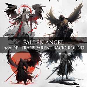 20 Fallen Angel Clipart Png, Dark Angel Clipart, Armored Angel ...