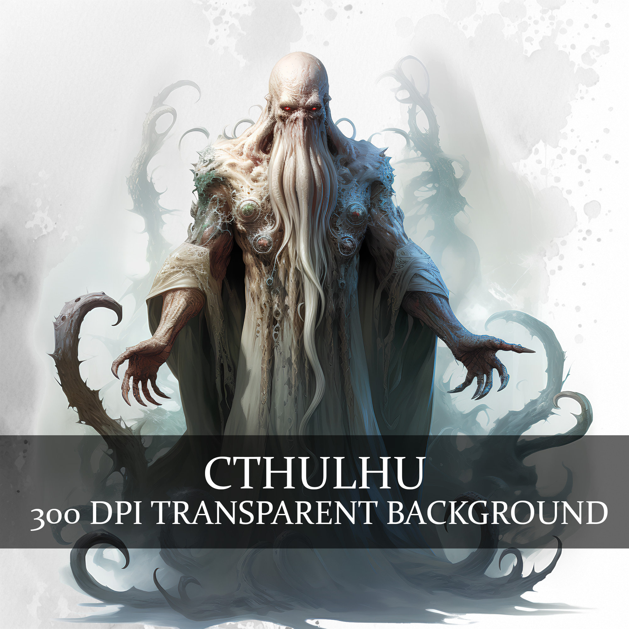 15 Cthulhu Clipart Transparent PNG Bundle Lovecraft Clipart - Etsy