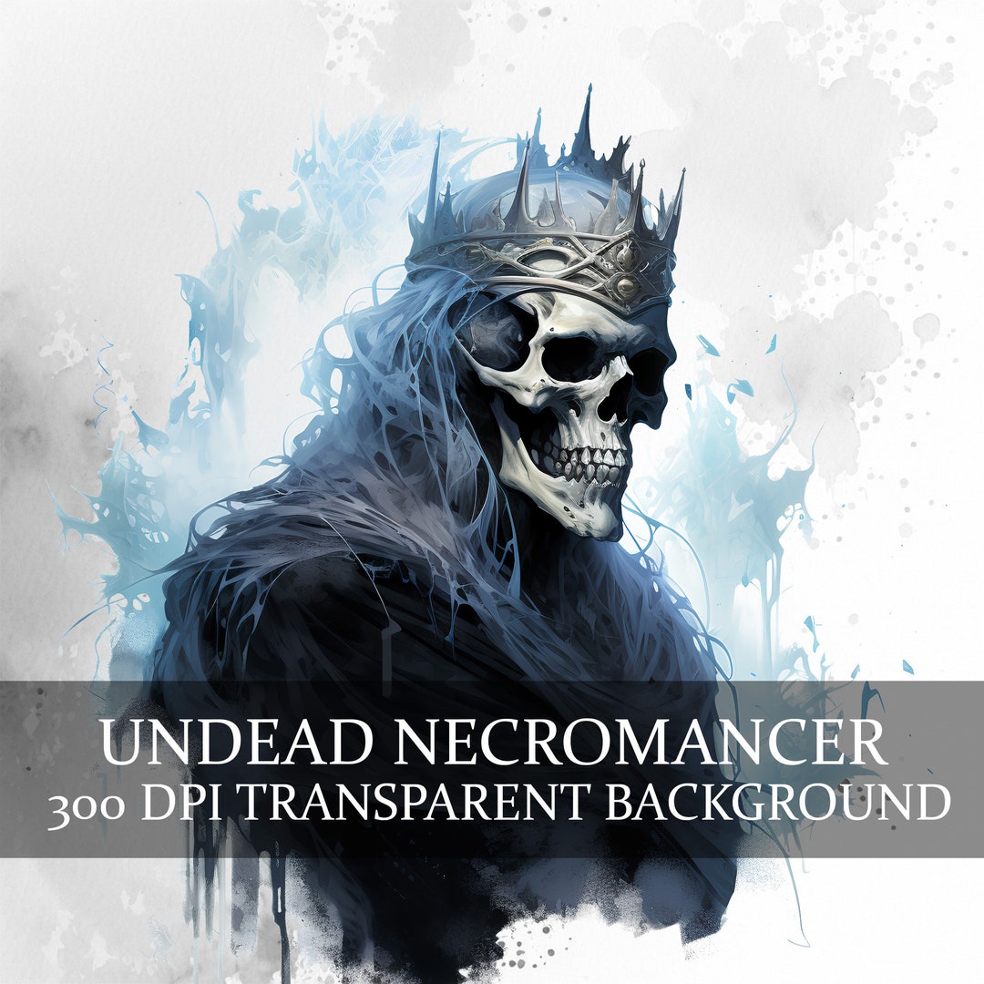 13 Undead Necromancer Clipart PNG Bundle, Undead King PNG, Skeleton Lich Man PNG Clipart Bundle ...